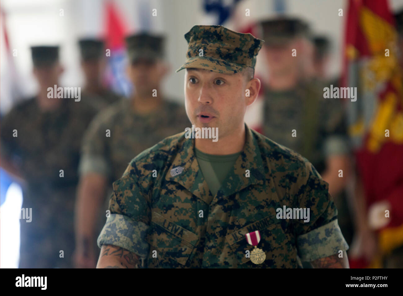 MARINE CORPS AIR STATION NEW RIVER, N.C. — Sgt. Maj. Luis Leiva ...