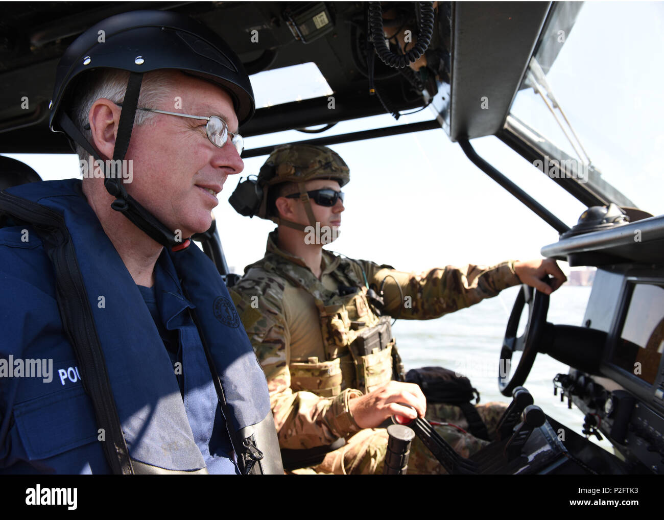NEW YORK - Rear Adm. Steven Poulin, commander First Coast Guard ...