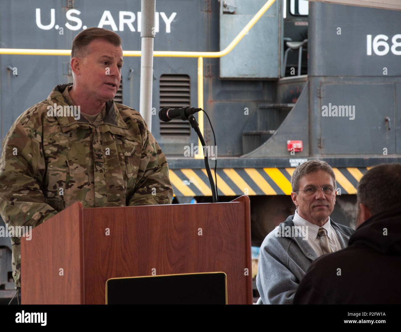 Col. Kipling Kahler, commander of the 198th Regional Support Group ...