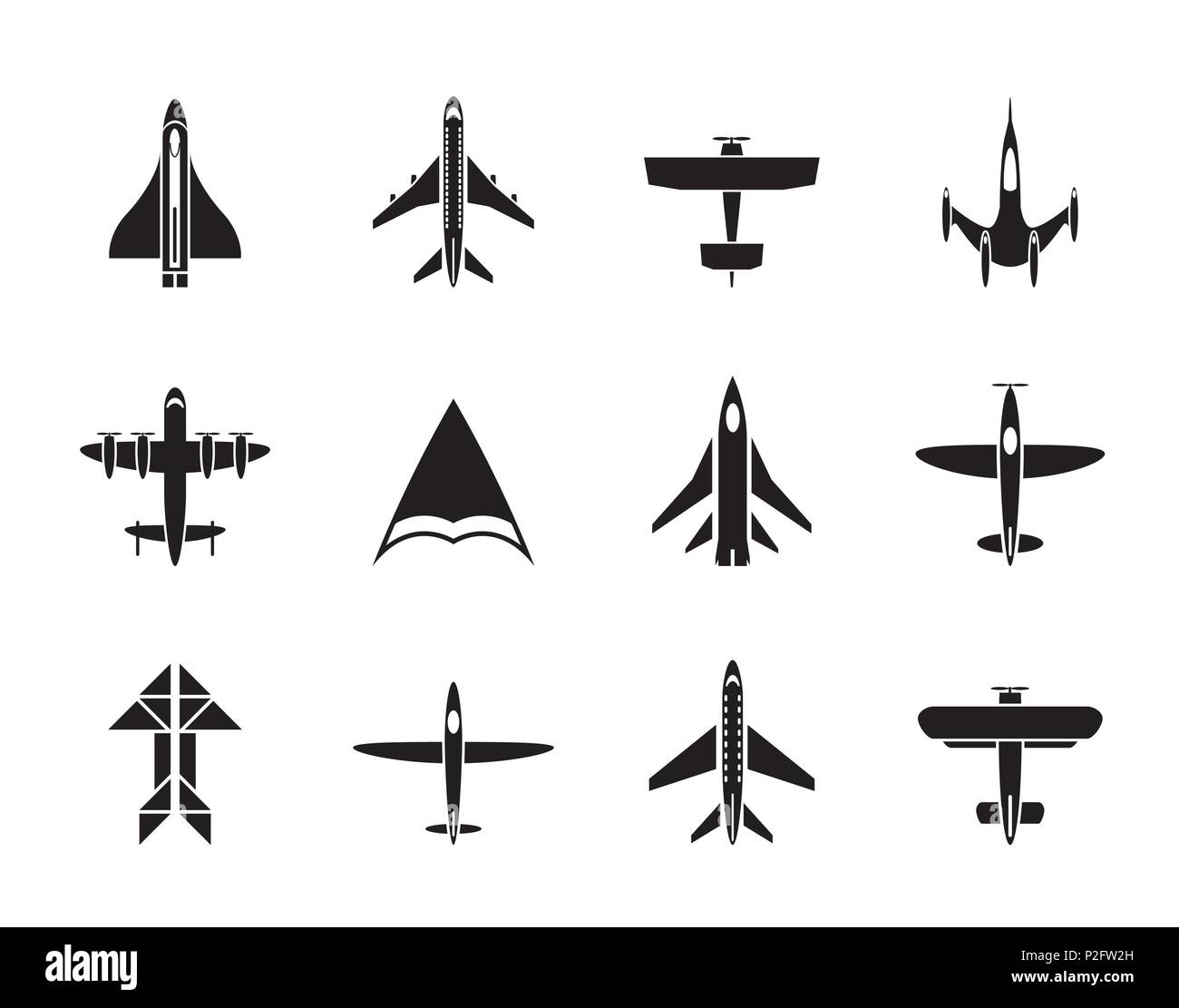 Set different types delivery Cut Out Stock Images & Pictures - Alamy