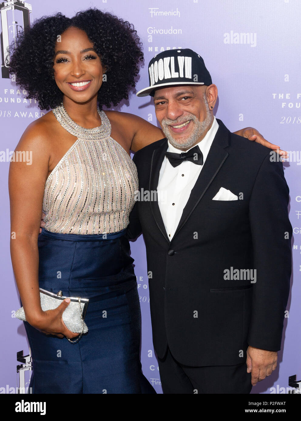 New York, NY - June 12, 2018: Tiff Benson and Carlos Powell attend 2018 ...