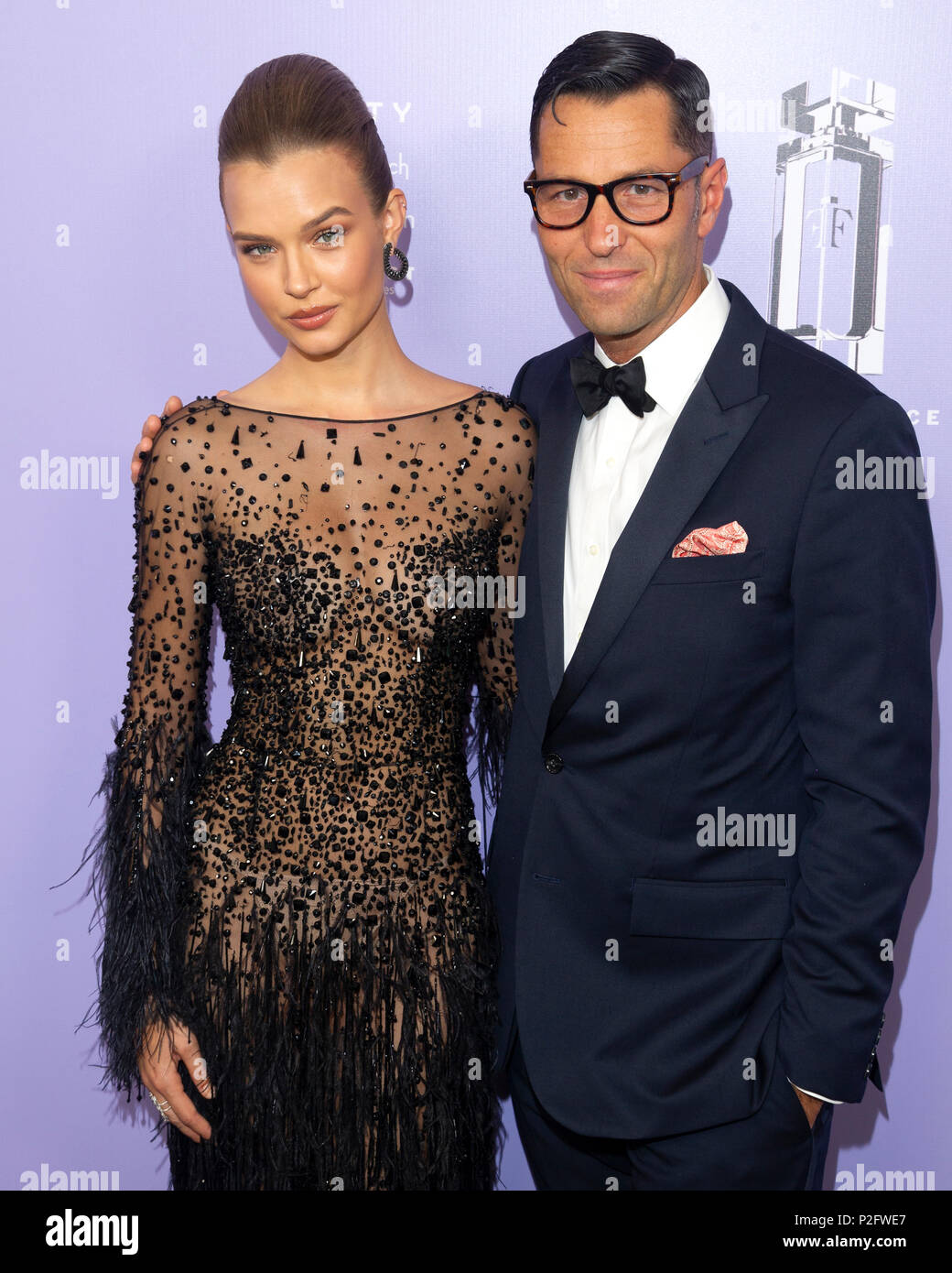 New York, NY - June 12, 2018: Josephine Skriver and Greg Unis attend ...