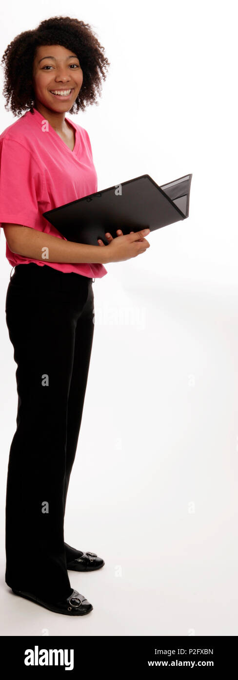 young woman member of a choir. Choral, singer Stock Photo - Alamy