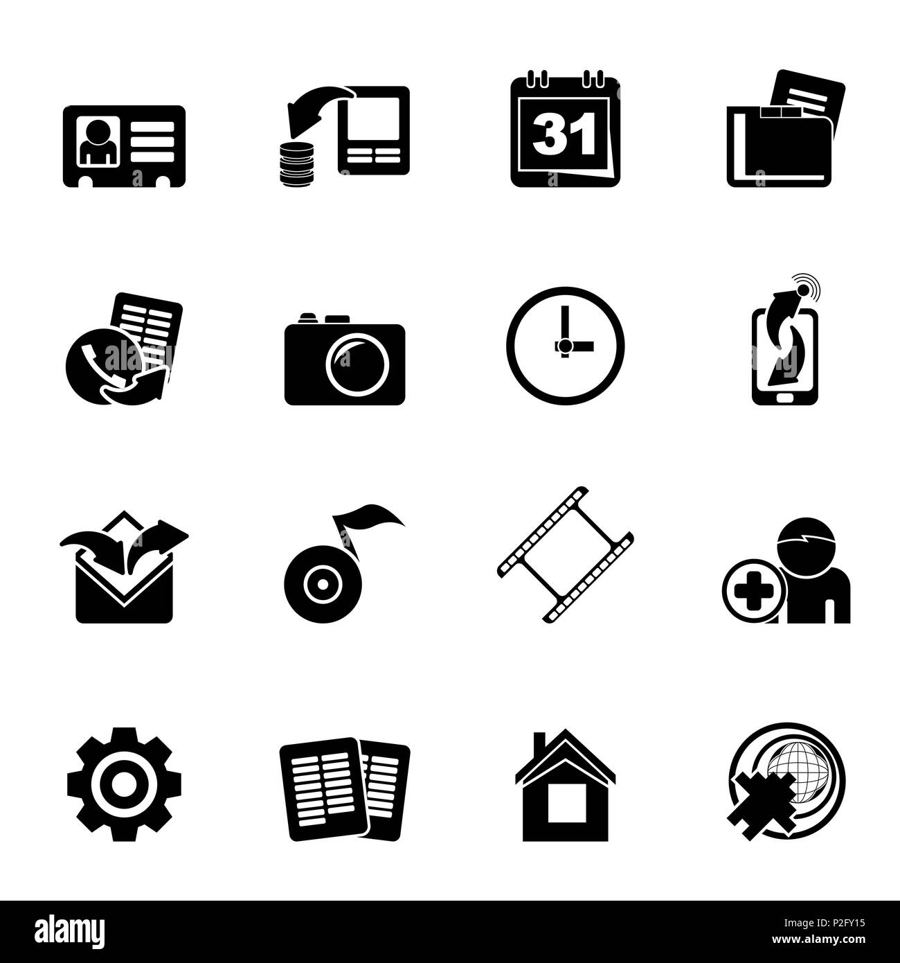 Mobile Menu Icon Vector
