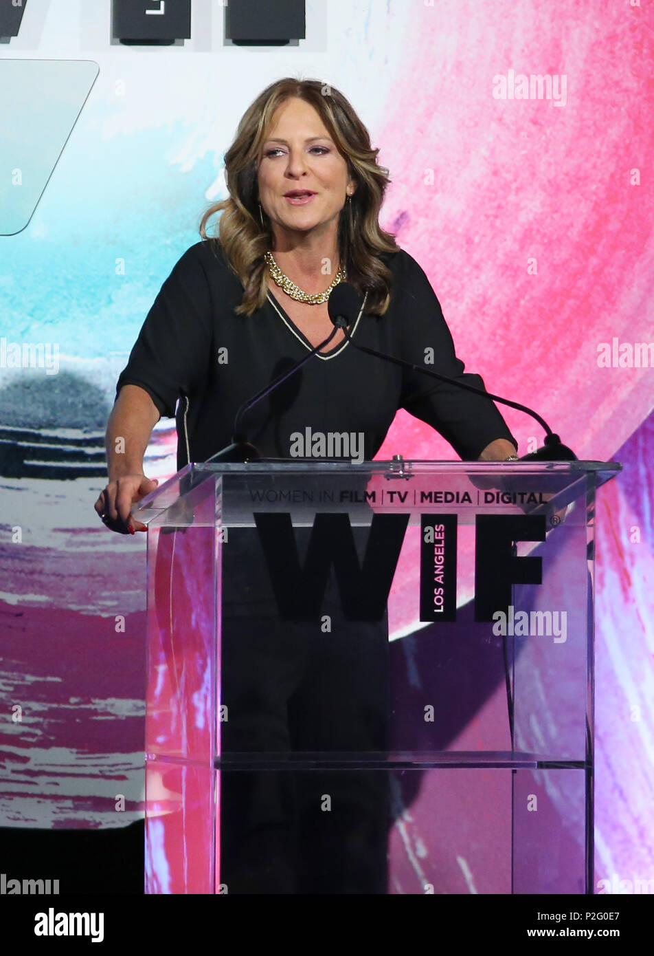 Beverly Hills, Ca. 13th June, 2018. Cathy Schulman, at the Women In ...