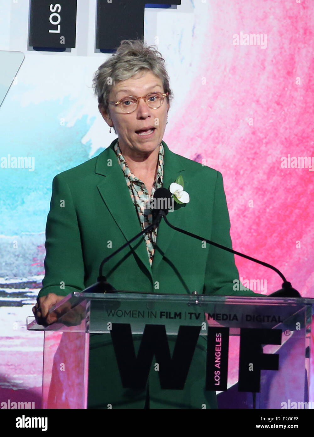 Beverly Hills, Ca. 13th June, 2018. Frances McDormand, at the Women In ...