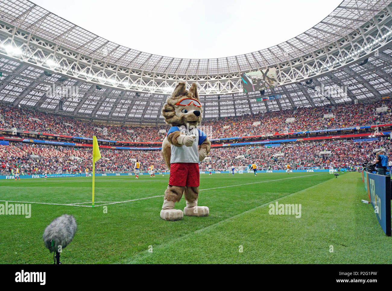 2018 world cup mascot hi-res stock photography and images - Alamy