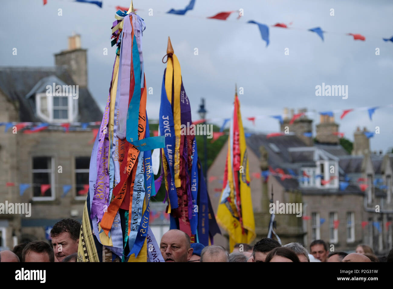 Selkirk, UK. 15th Jun, 2018. Selkirk Common Riding - Hail Smilin Morn ...