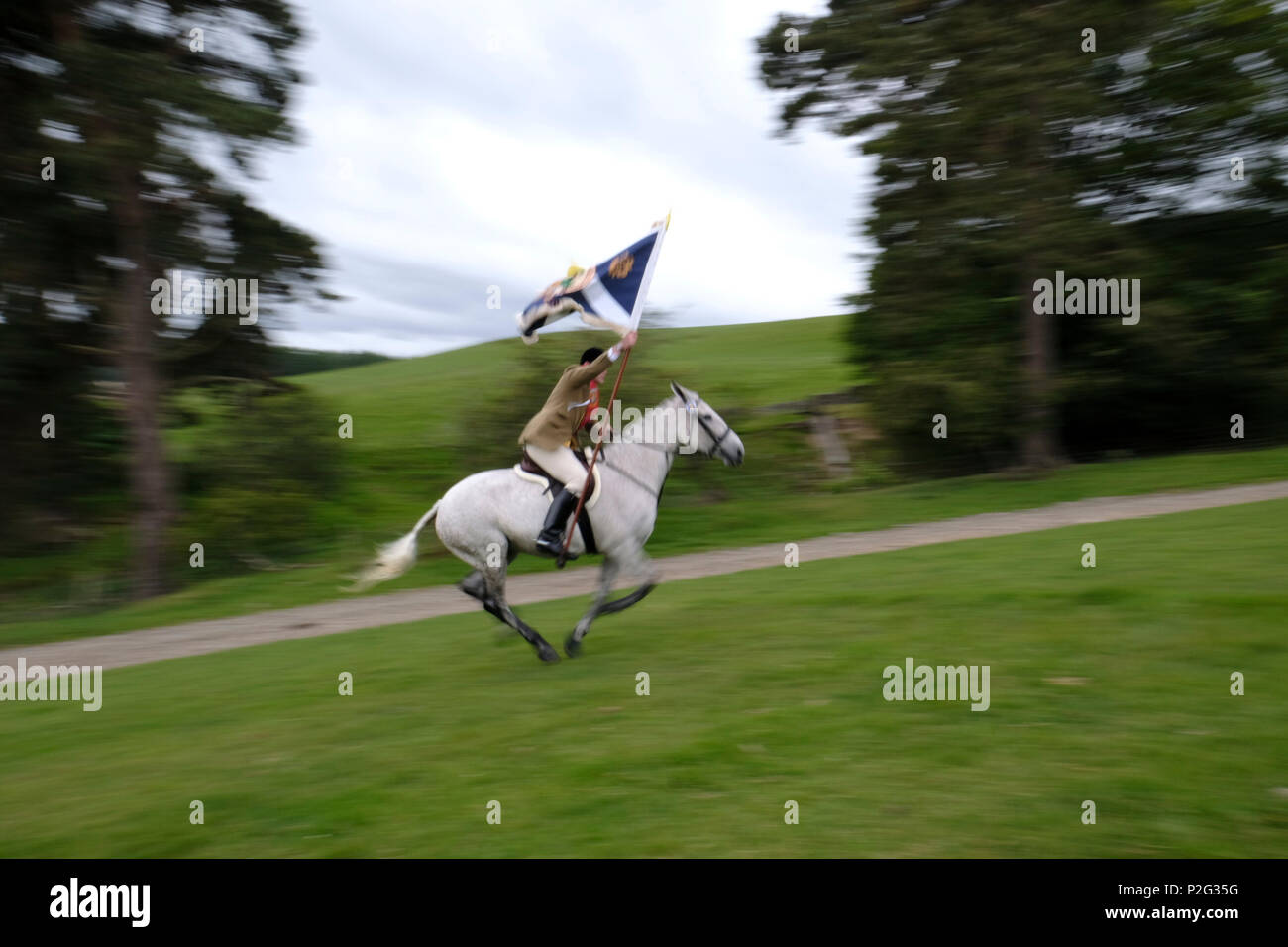 Selkirk, UK. 15th Jun, 2018. Selkirk Common Riding - Hail Smilin Morn ...