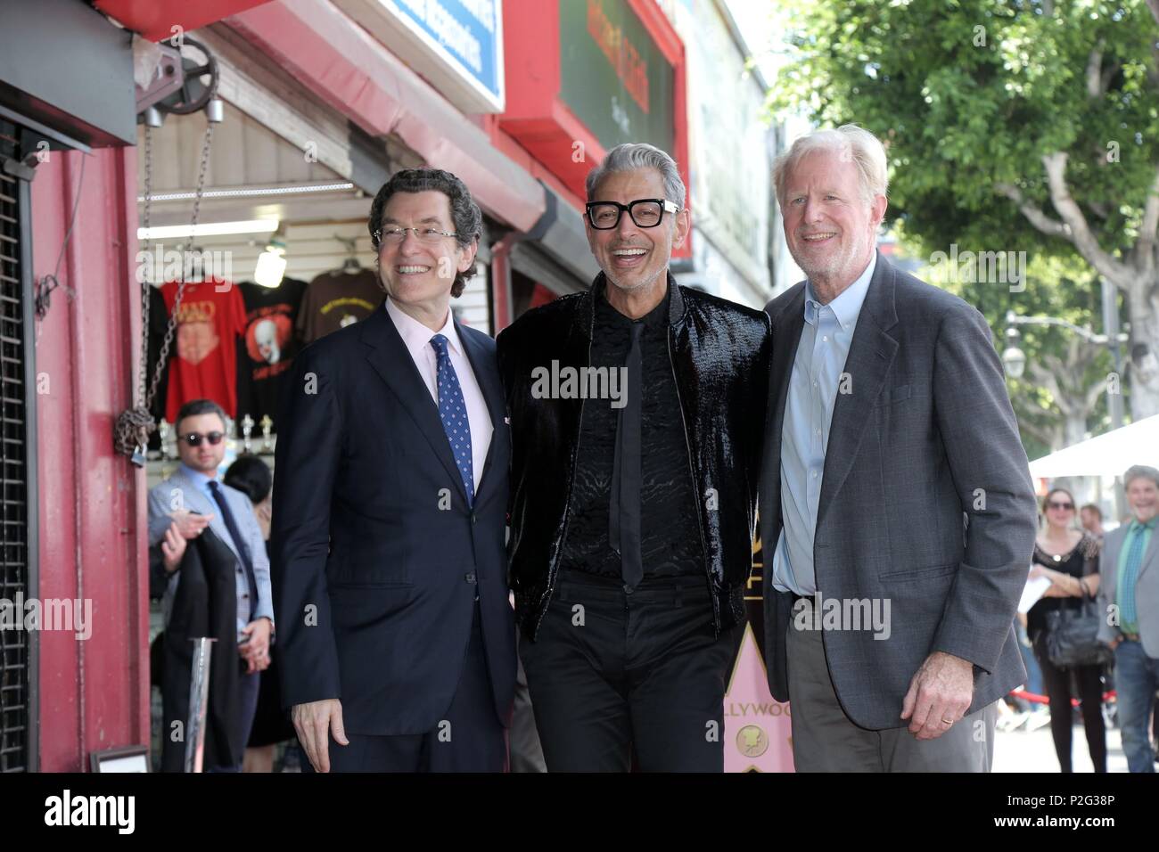 Los Angeles, CA, USA. 14th June, 2018. Norm Eisen, Jeff Goldblum and Ed ...