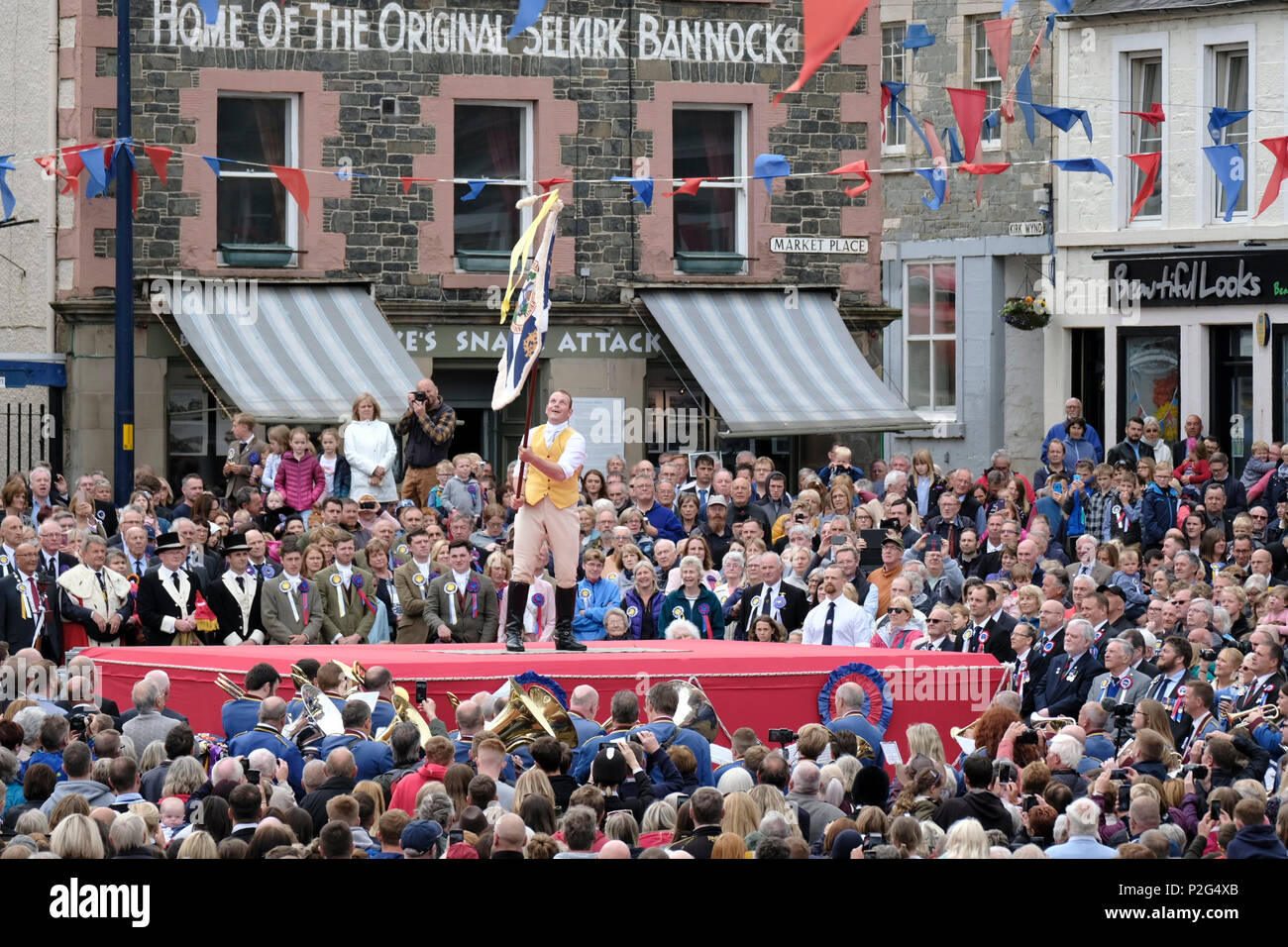 Selkirk common riding standard bearer hi-res stock photography and ...