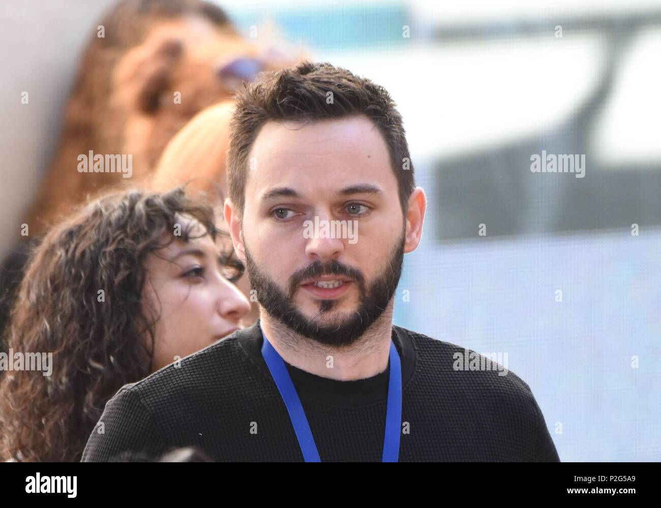 New York, NY, USA. 15th June, 2018. Matthew Rutler on stage for ...