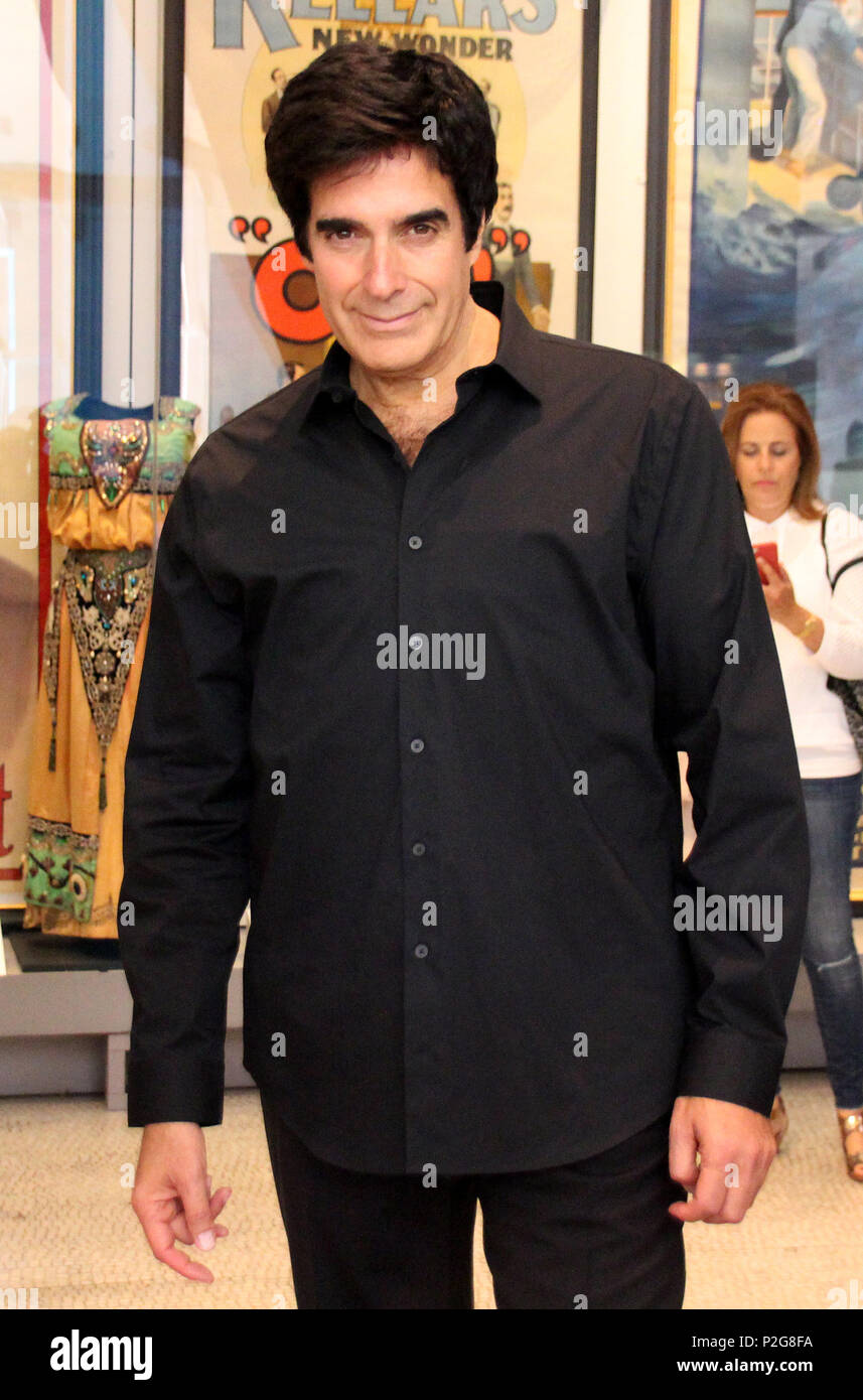 15 June 2018, US, New York: American magician David Copperfield ...