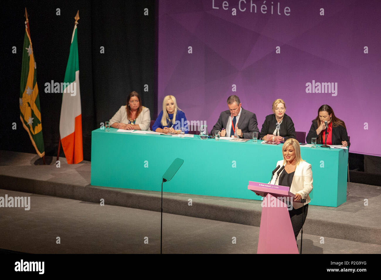 Waterfront Hall, Belfast, Northern Ireland. 15th June 2018. Sinn Feins ...
