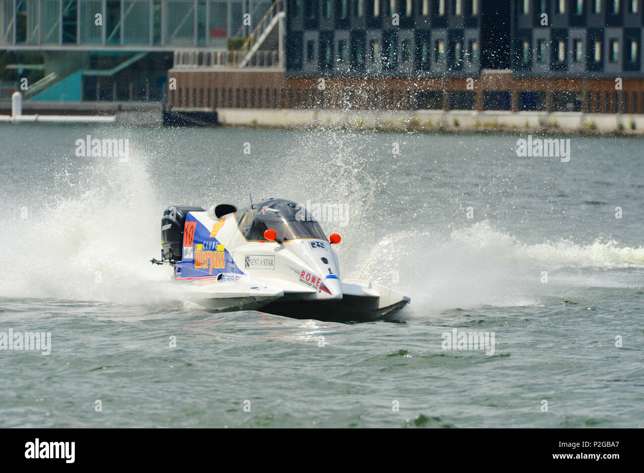 London, UK. 15th Jun, 2018. Duarte Benavente (POR, F1 Atlantic) racing ...