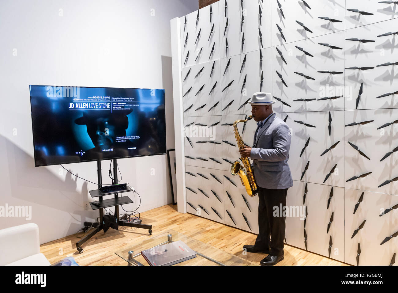 New York, USA - June 15, 2018: JD Allen performs at LoveSTone CD ...