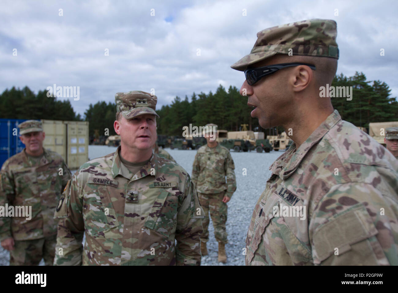 Lt. Col. Johnny A. Evans Jr., commander of the 3rd Battalion, 69th ...