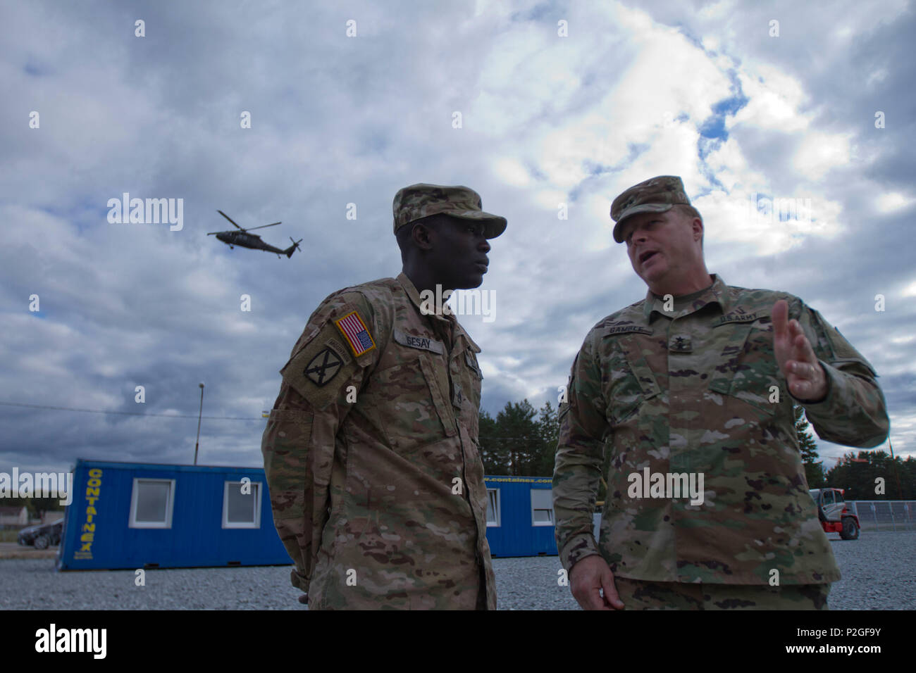 Maj. Gen. Duane Gamble, commander of the 21st Theatre Sustainment ...