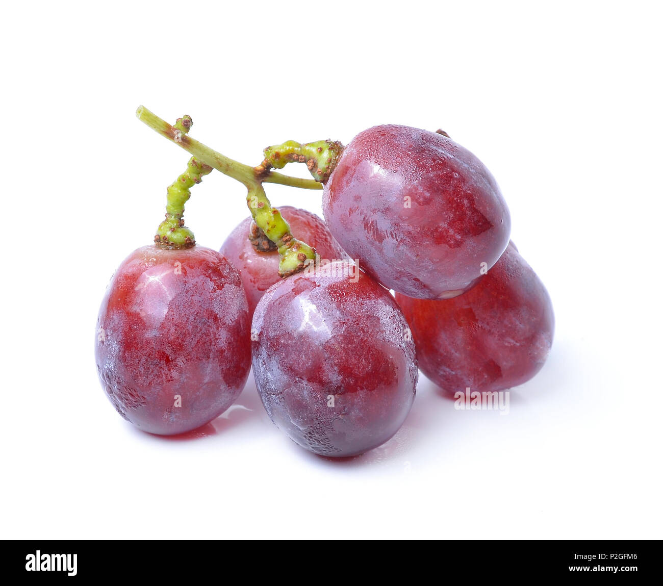 Grape Isolated On White Background Stock Photo - Alamy