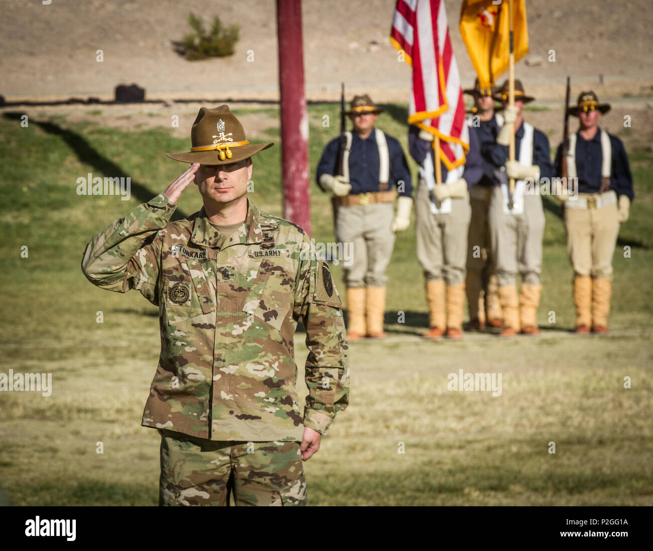 FORT IRWIN, Calif. – U.S. Army Command Sgt. Maj. Michael J. Stunkard ...