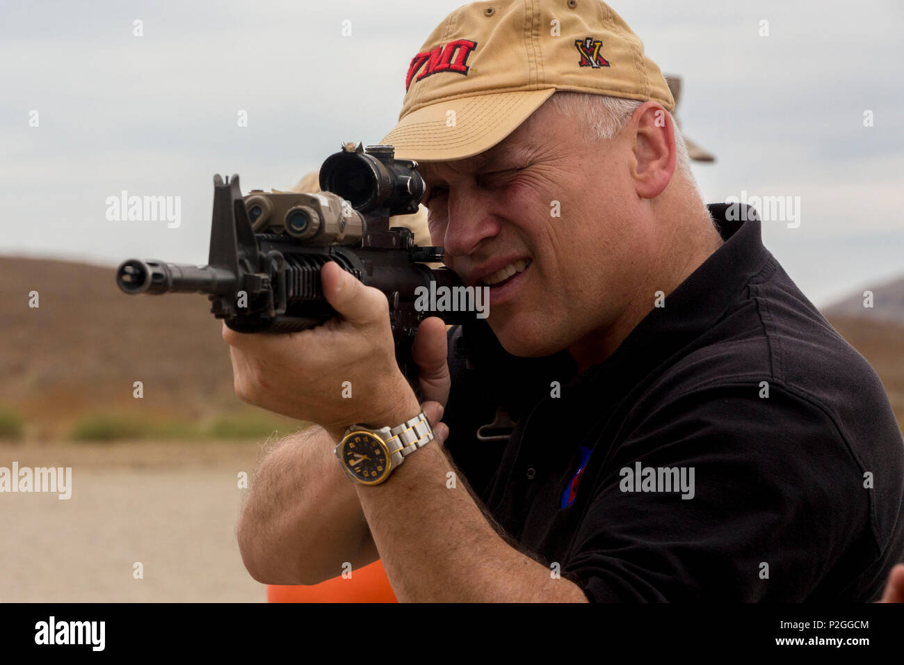 Retired Marine Col. Christopher Starling, now the vice president and ...
