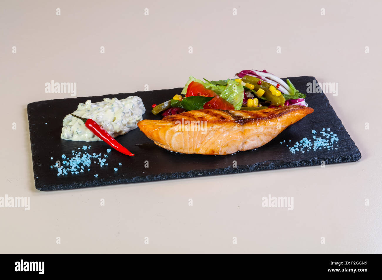 Salmon filet mignon hi-res stock photography and images - Alamy