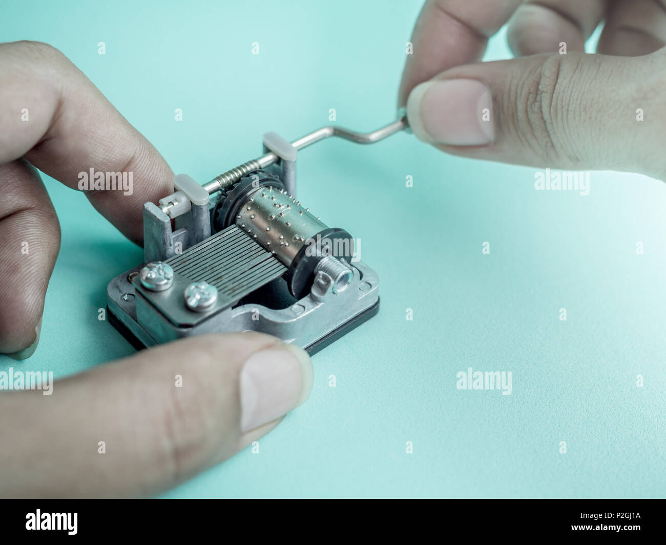 Mechanical musical toy hi-res stock photography and images - Alamy