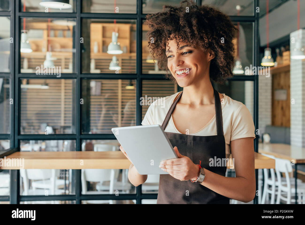 African american waitress customers hi-res stock photography and images ...