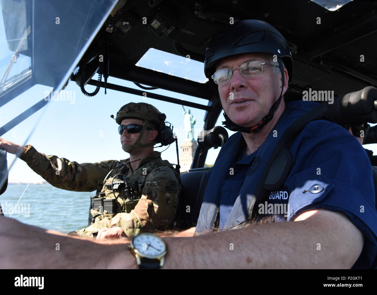NEW YORK - Rear Adm. Steven Poulin, commander First Coast Guard ...