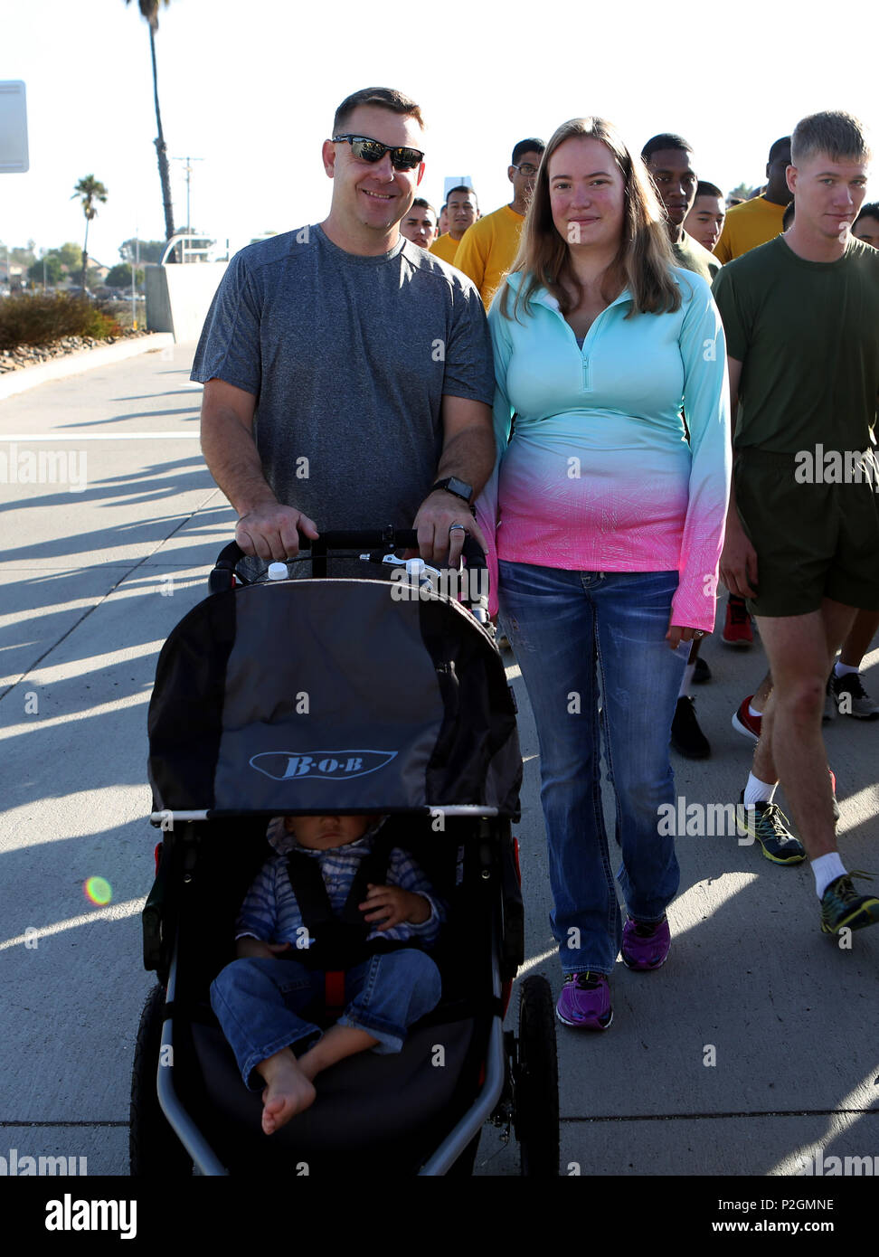 Marine Major Brian Cleveland and wife Tiana. BRIAN: “After 20 years in ...