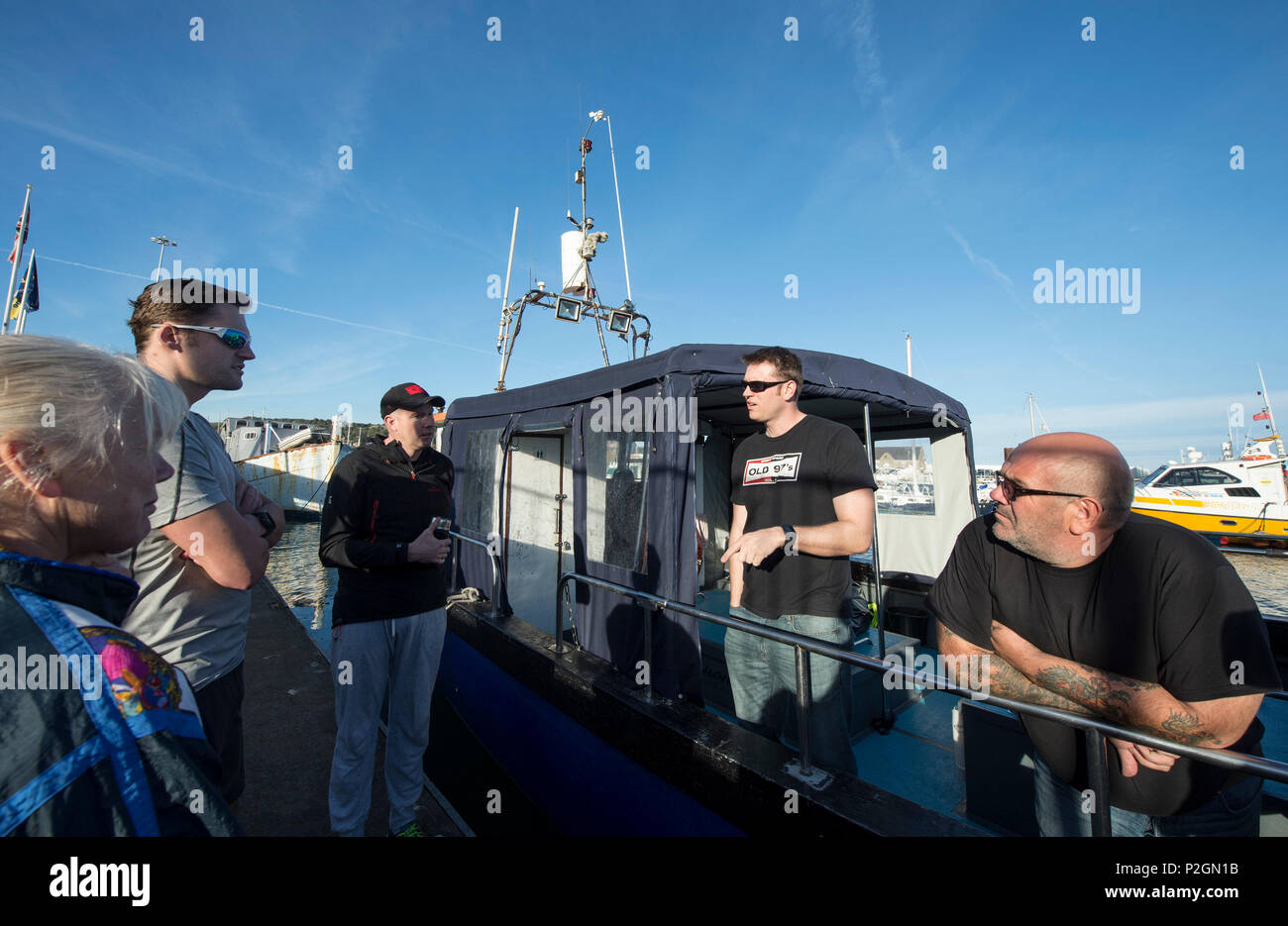 U.S. Air Force Major Casey Bowen (center right) and U.S. Air Force ...