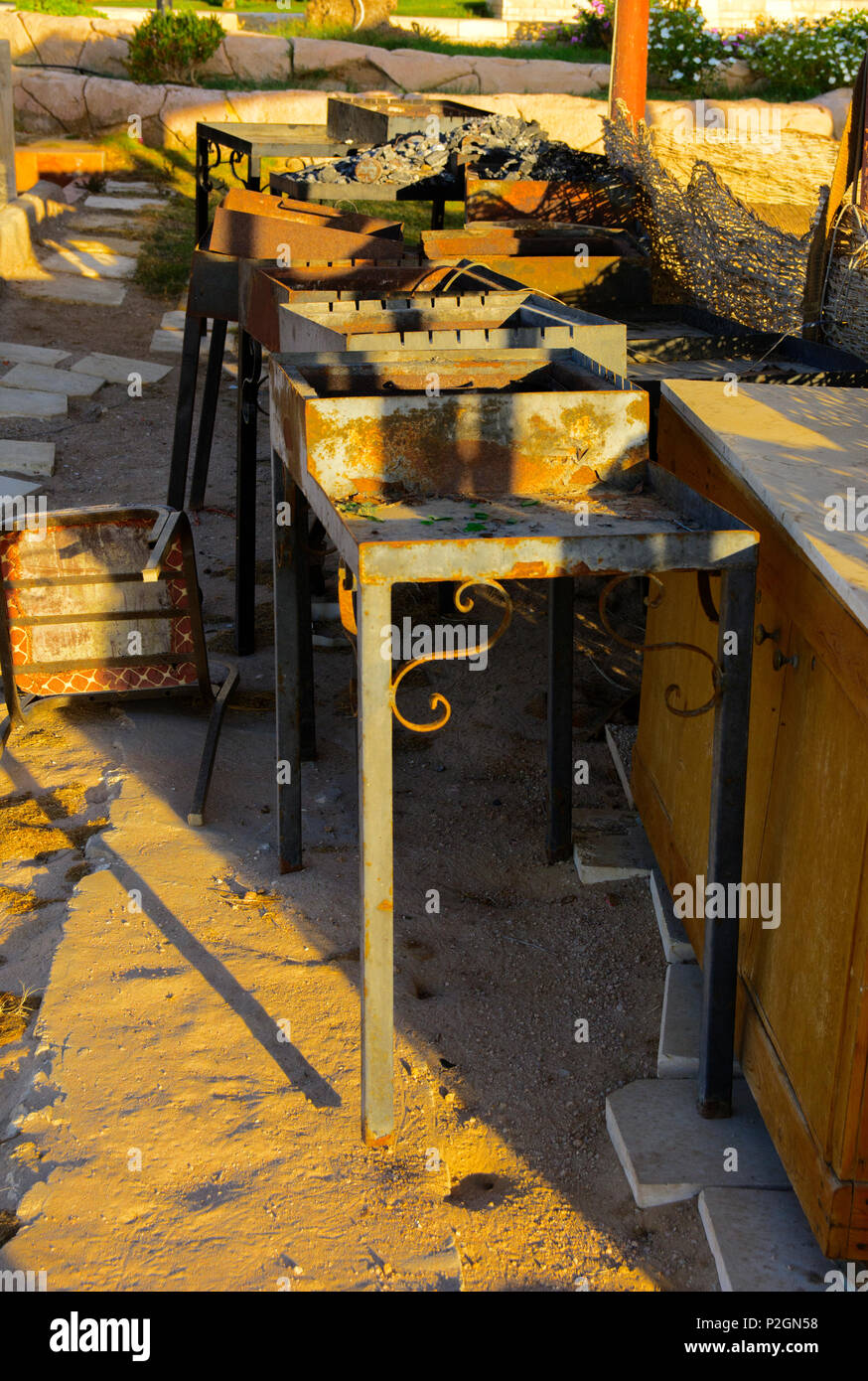 Wood braziers hi-res stock photography and images - Alamy