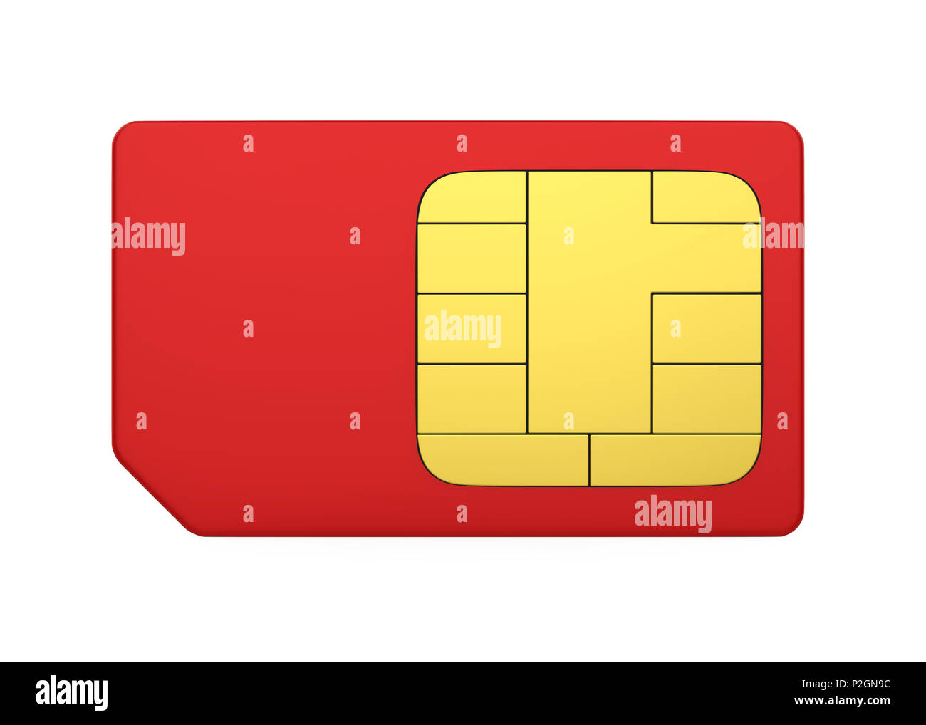 SIM Card Isolated Stock Photo - Alamy