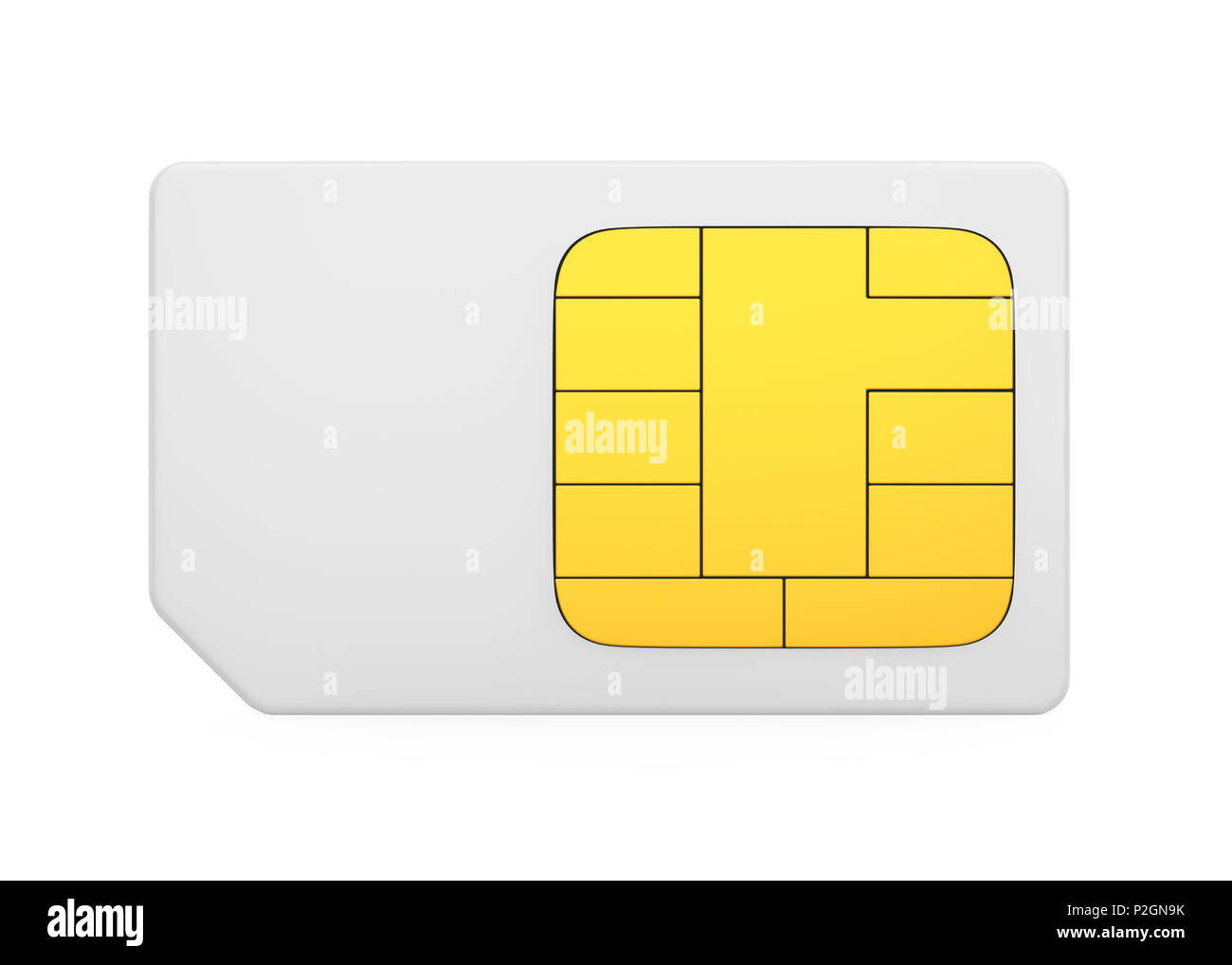 SIM Card Isolated Stock Photo - Alamy