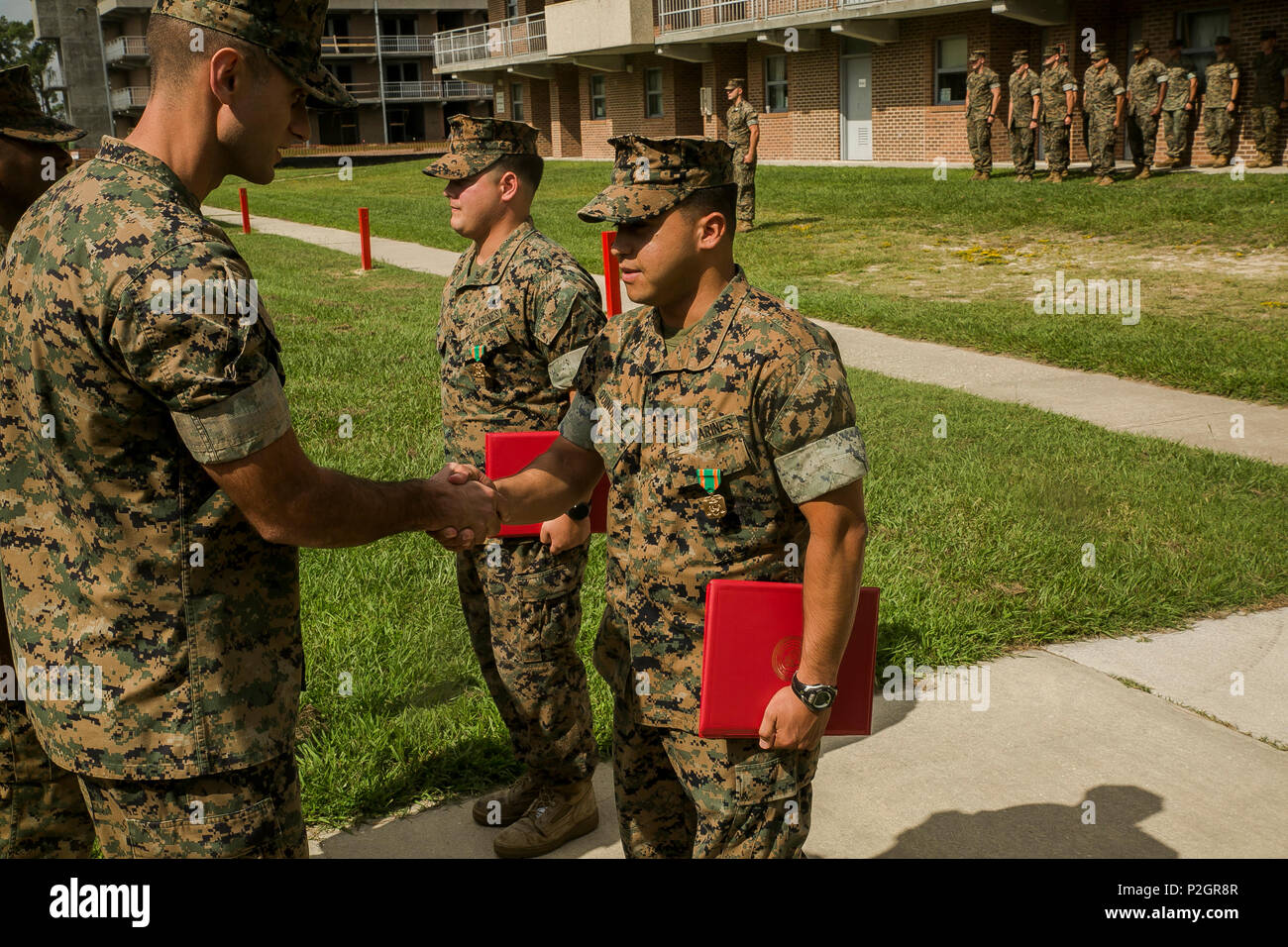 Capt. Caleb Khan, commanding officer for Headquarters Company, 2d ...