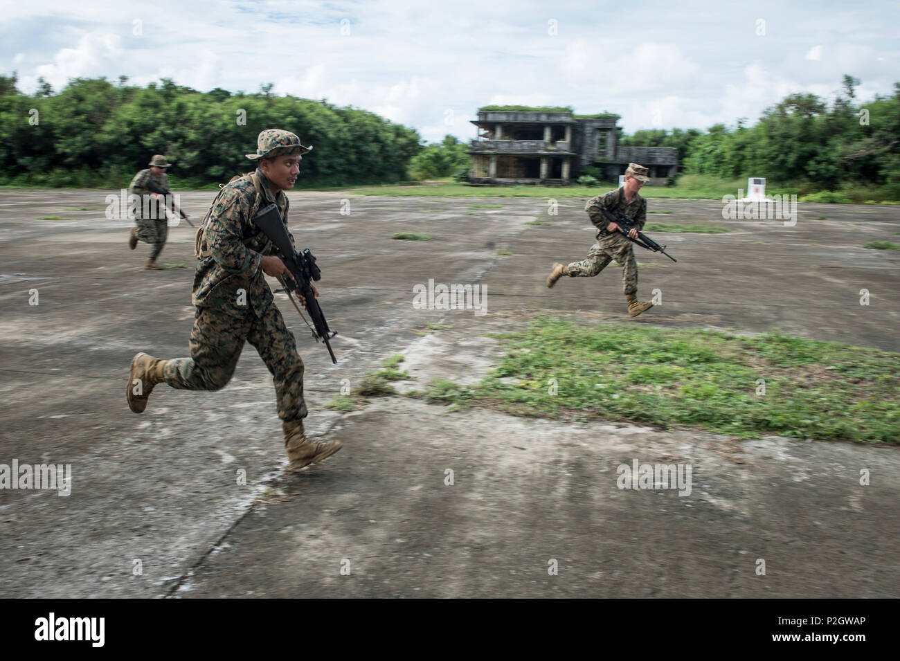 Lance Cpl. Anthony Delacruz, and other Marines assigned to Marine Air ...