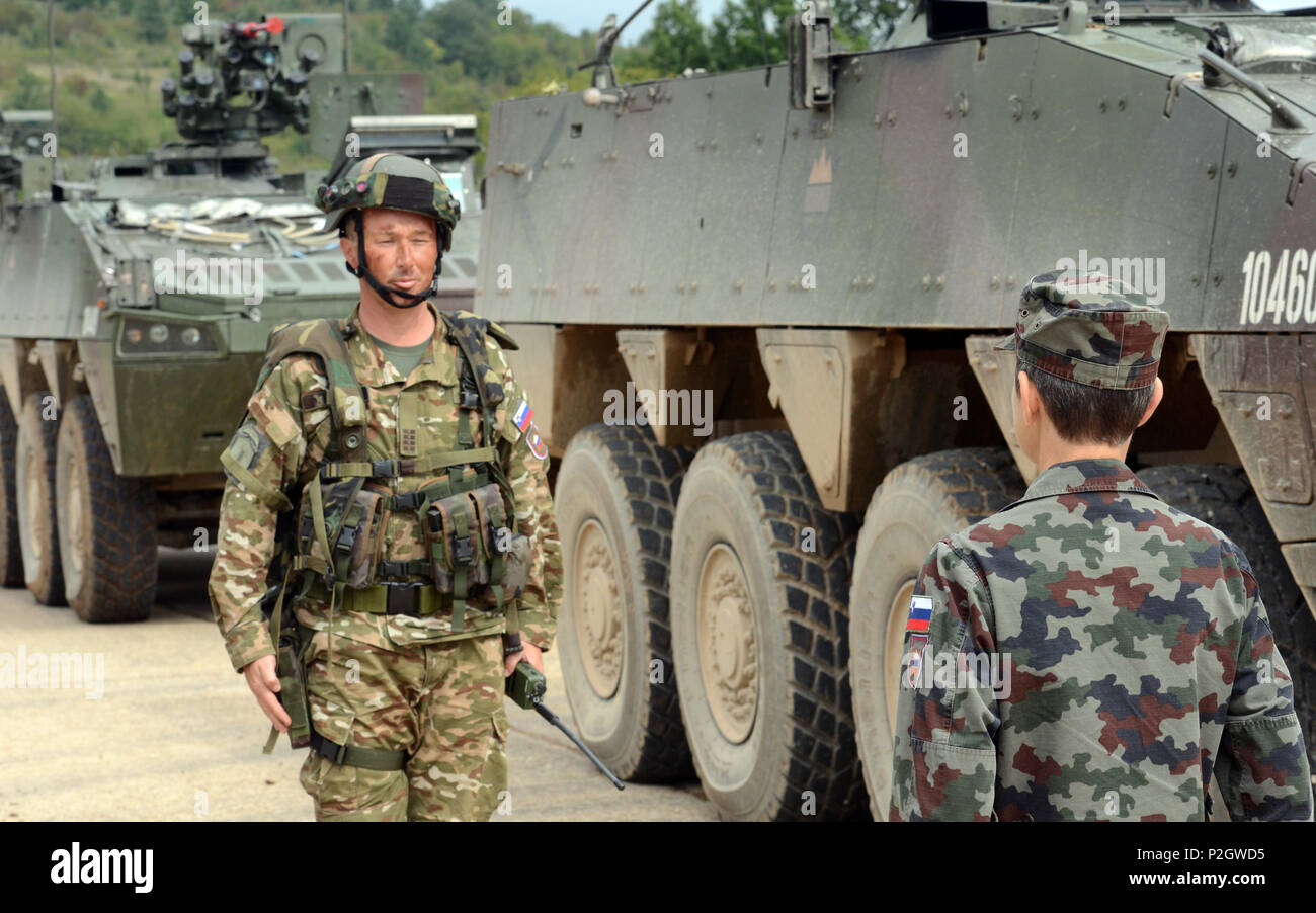 Slovenian Armed Forces Brig. Gen. Alenka Ermenc, right, Assistant to ...