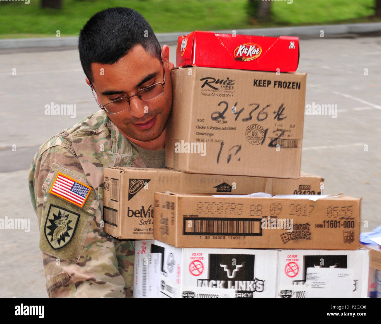 Staff Sgt. Michael Ford, a logistics noncommissioned officer for the ...