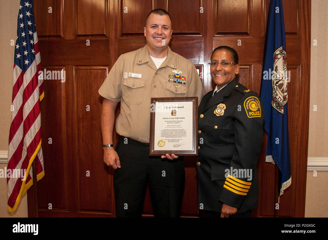 160915-N-GM597-008 Portsmouth, Va. (Sept. 15, 2016) Chief Tonya D ...