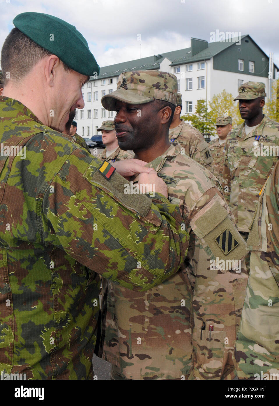 RUKLA, Lithuania –– Col. Mindaugas Steponavicius, commander of the ...