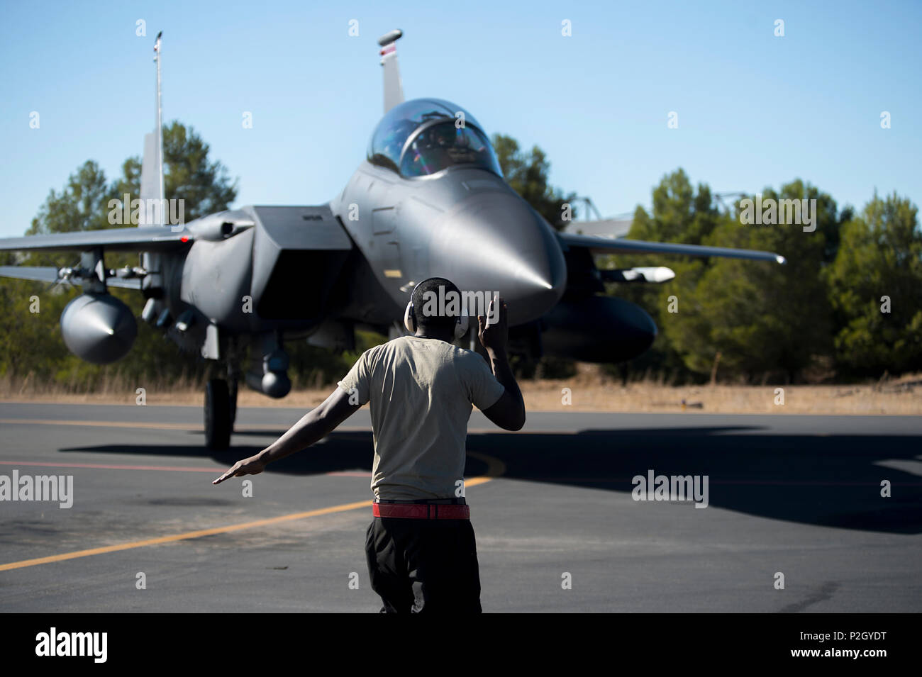 U.S. Air Force Staff Sgt. Branton Henderson, 48th Aircraft Maintenance ...