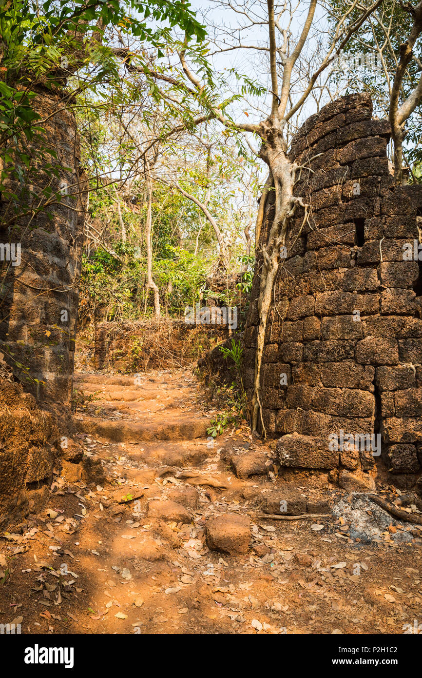 Redi fort in north GOA Stock Photo - Alamy