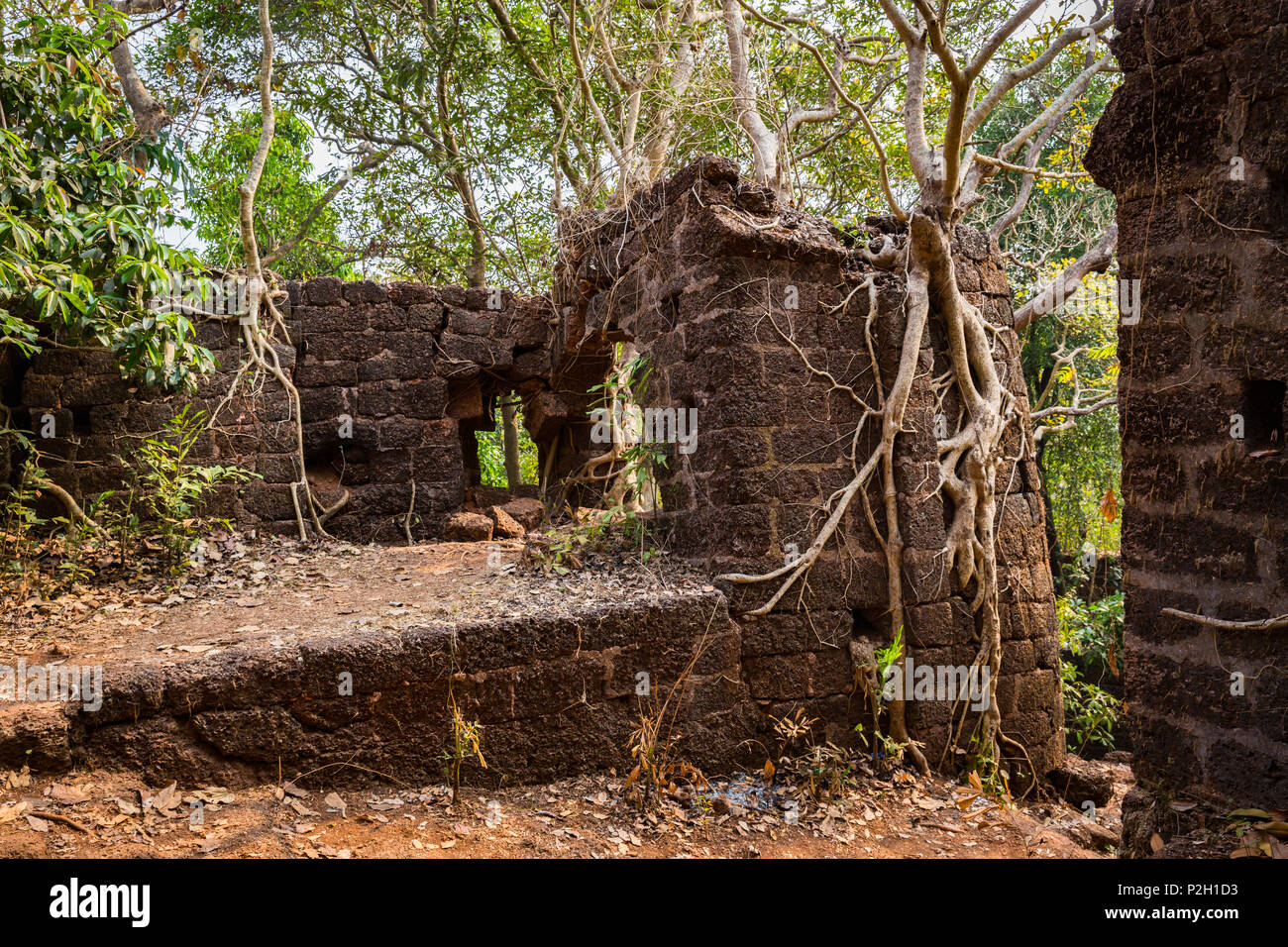 Redi fort in north GOA Stock Photo - Alamy