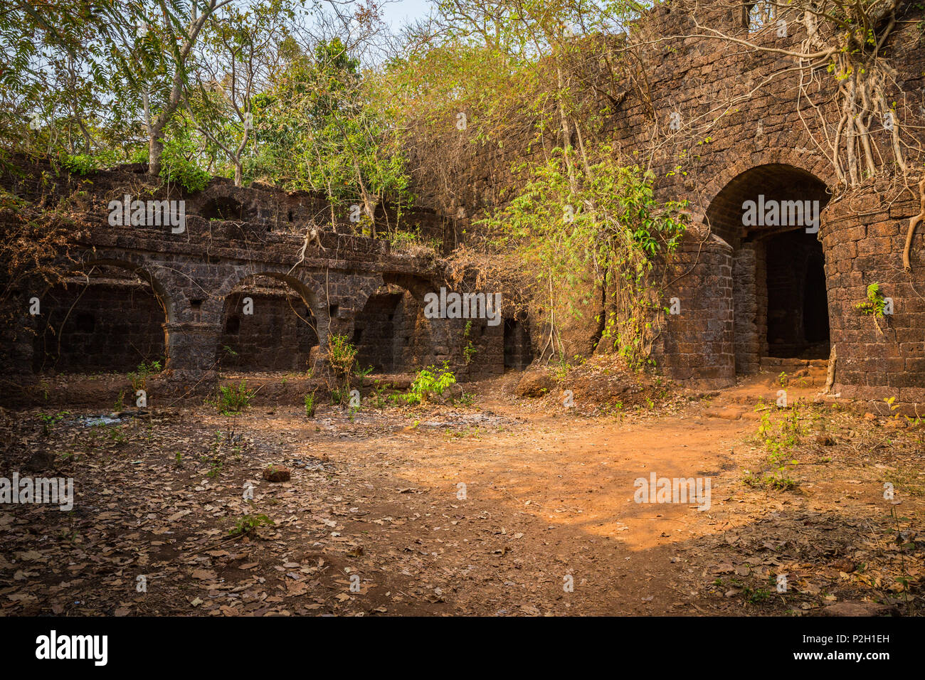 Redi fort in north GOA Stock Photo - Alamy