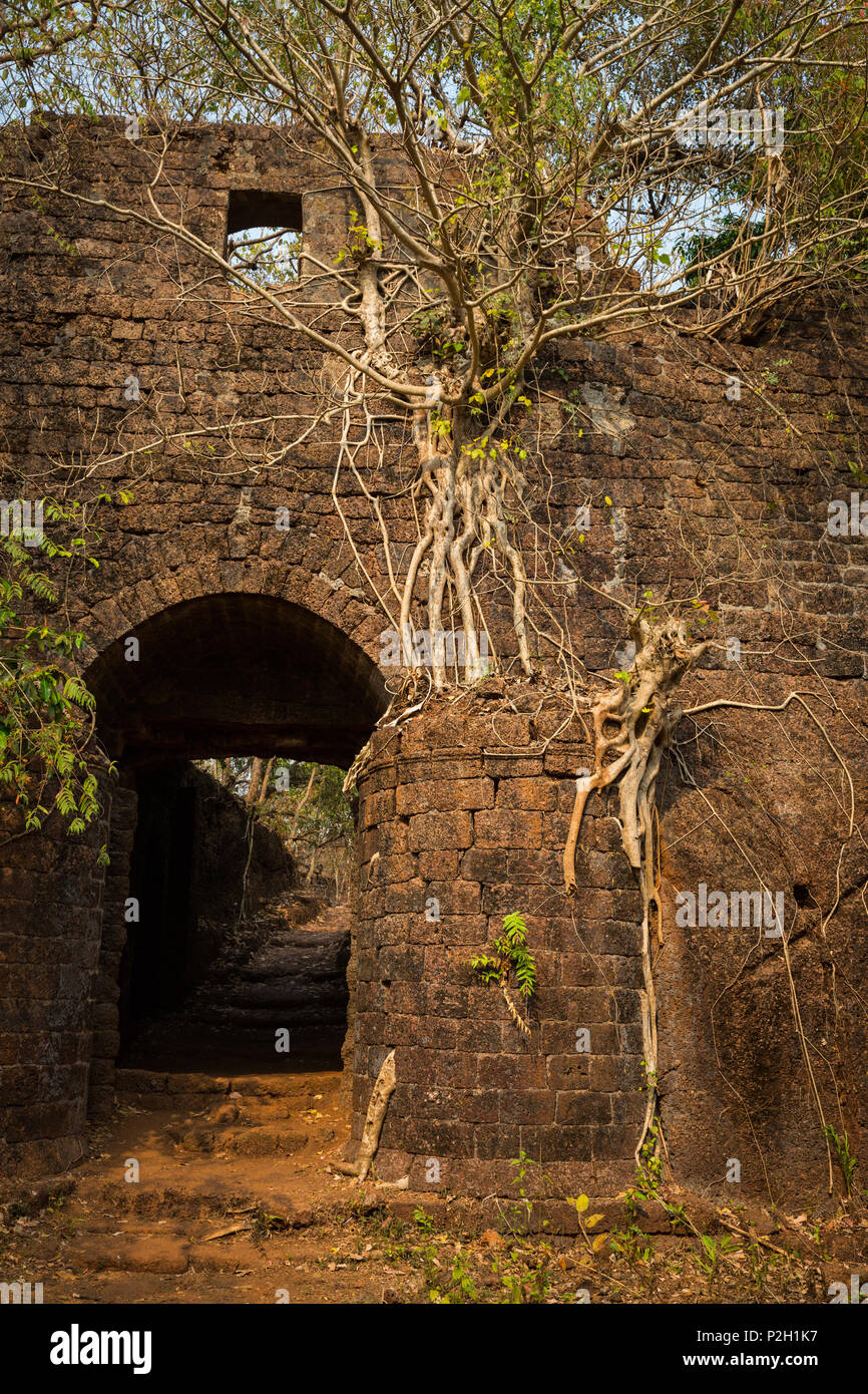 Redi fort in north GOA Stock Photo - Alamy