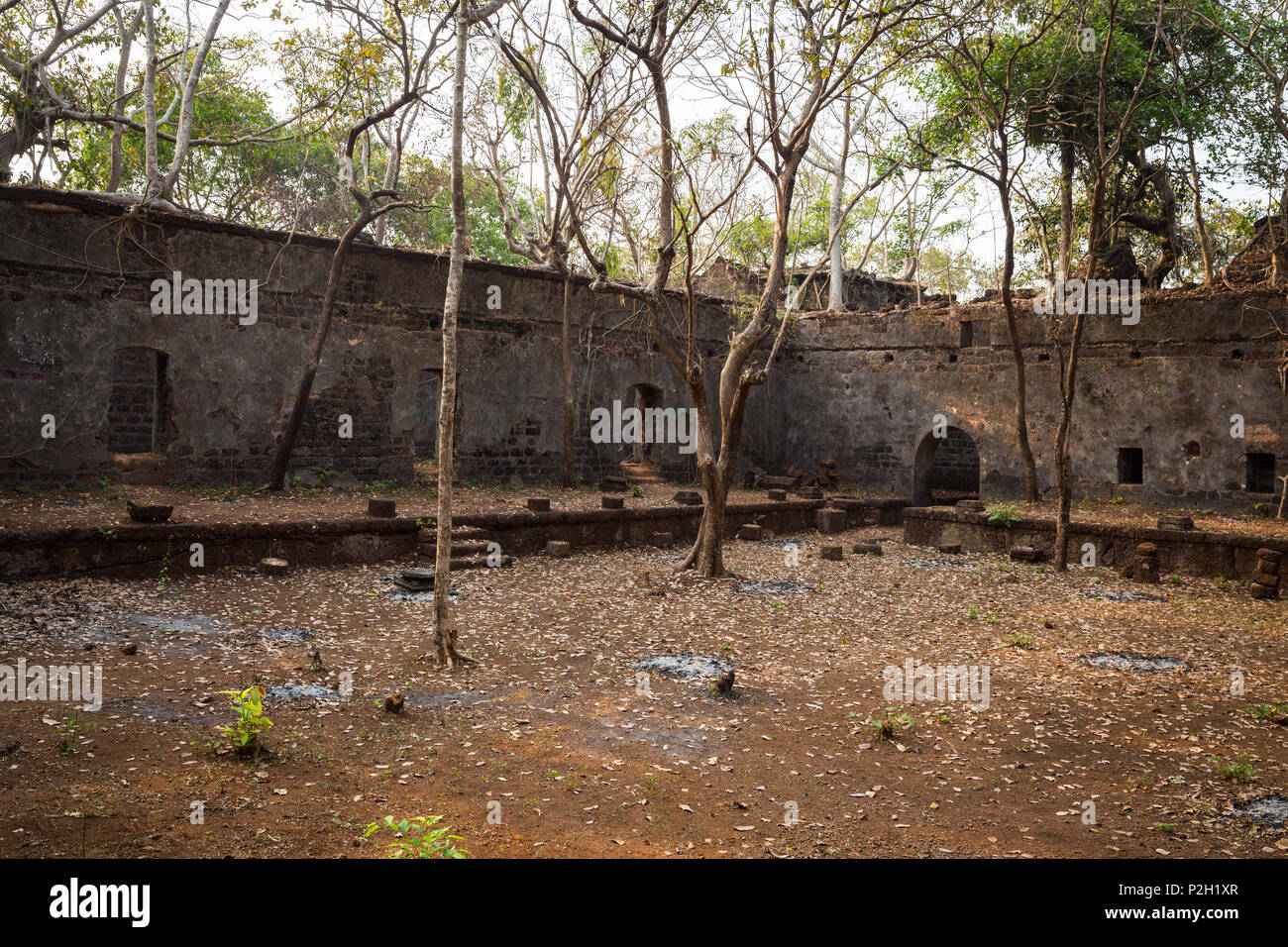 Redi fort in north GOA Stock Photo - Alamy