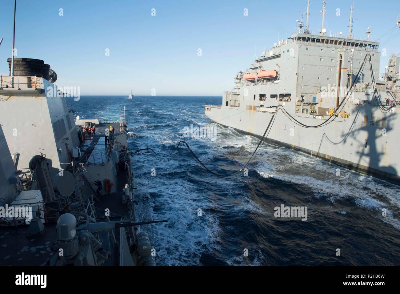 160922-N-KD168-009 ATLANTIC OCEAN (Sept. 22, 2016) - Guided-missile ...