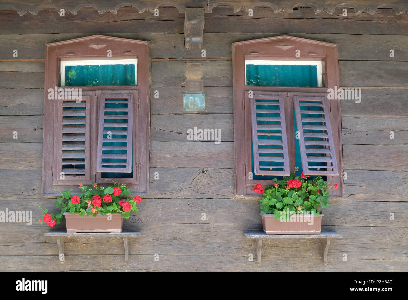 Village windows architecture hi-res stock photography and images - Alamy