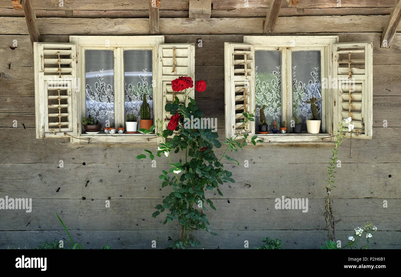Village windows architecture hi-res stock photography and images - Alamy