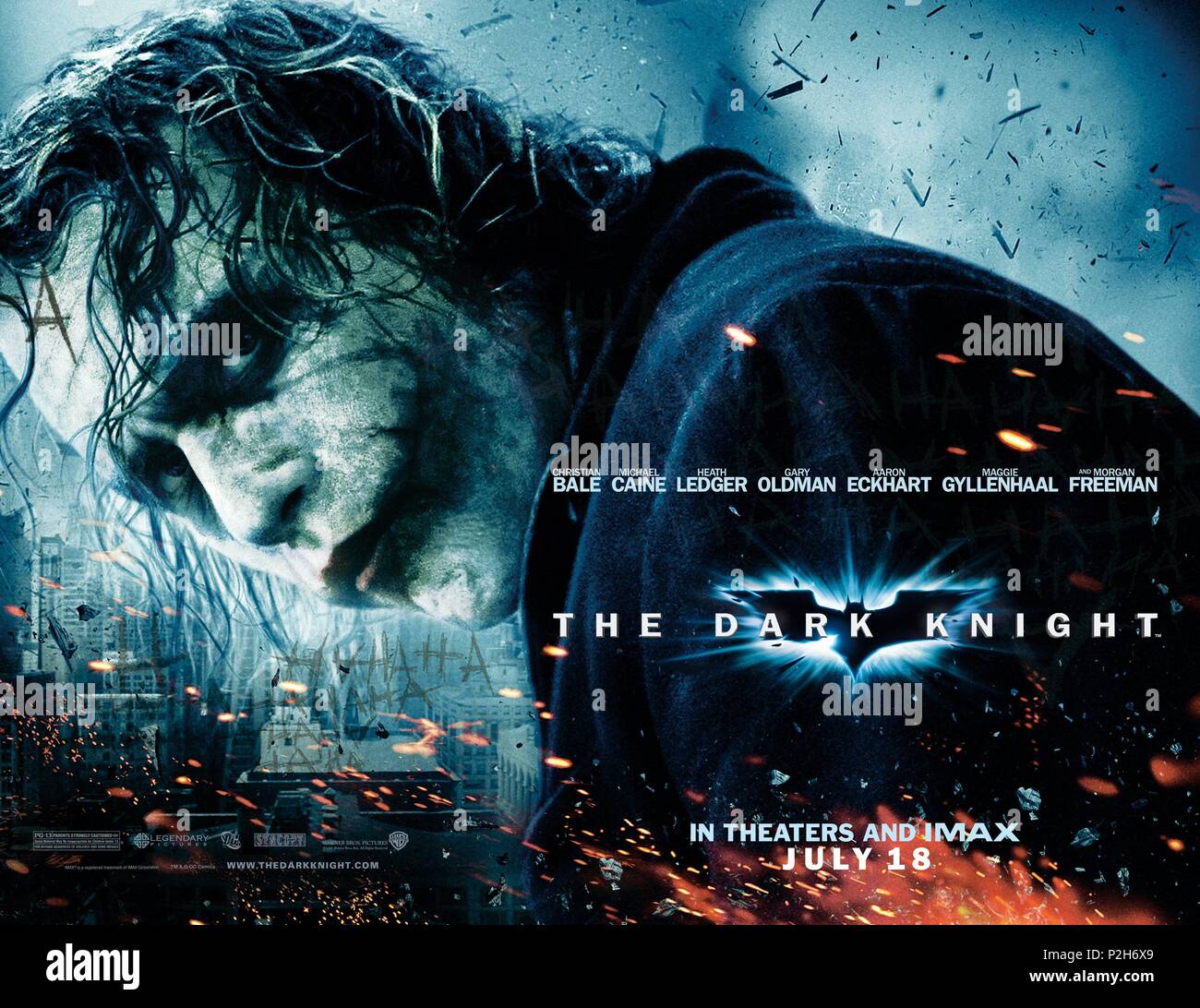 The dark knight poster 2008 hi-res stock photography and images - Alamy